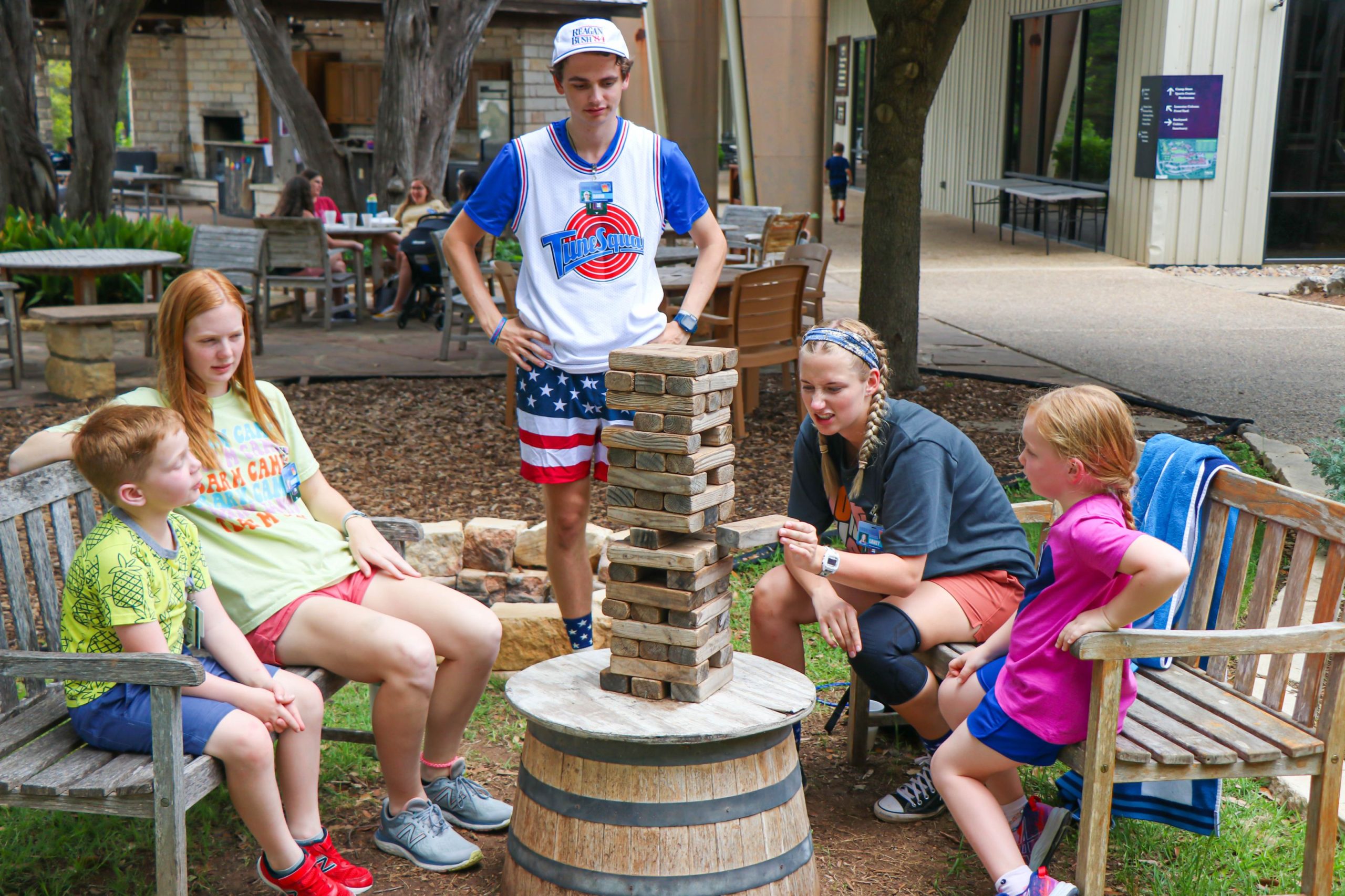 FC Giant Jenga - T Bar M Camps and Retreats